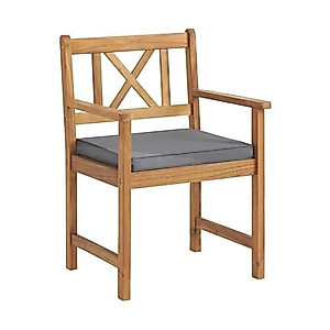 Alaterre Furniture Manchester Outdoor Dining Chairs, Natural