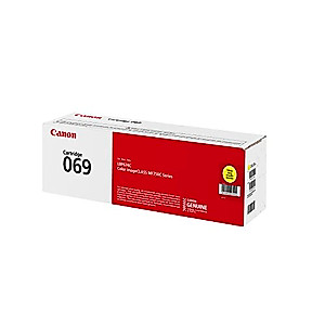 Canon 069 Yellow Toner Cartridge, Compatible to MF753Cdw, MF751Cdw and LBP674Cdw Printers