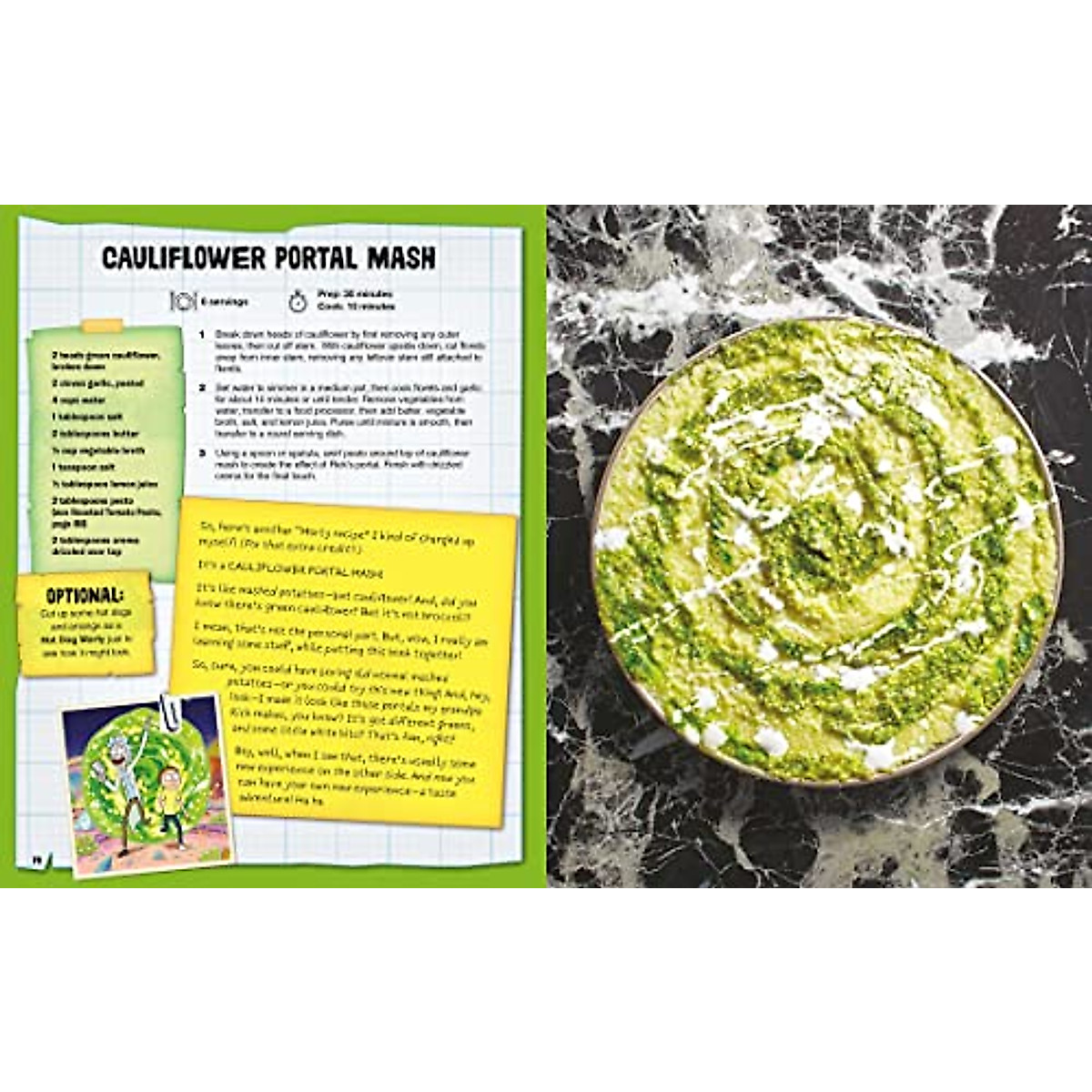 Rick and Morty: The Official Cookbook: (Rick & Morty Season 5, Rick and Morty gifts, Rick and Morty Pickle Rick)