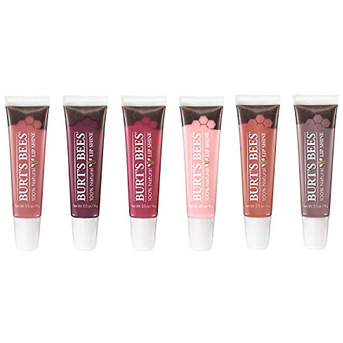 Burt's Bees Lip Gloss Easter Basket Stuffers, Lip Shine for Women, 100% Natural Makeup, Pucker