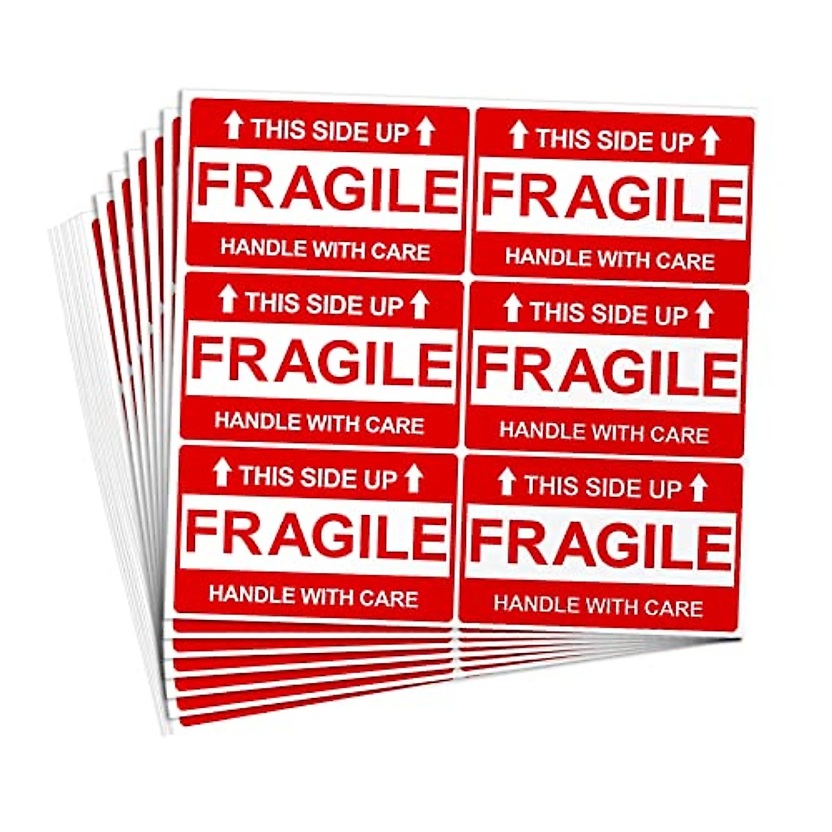 3x5 Inch Fragile Stickers for Shipping, 198 Pcs Fragile Stickers, Strong Adhesive Fragile Labels, Handle with Care Stickers for Shipping, Fragile Stickers for Moving