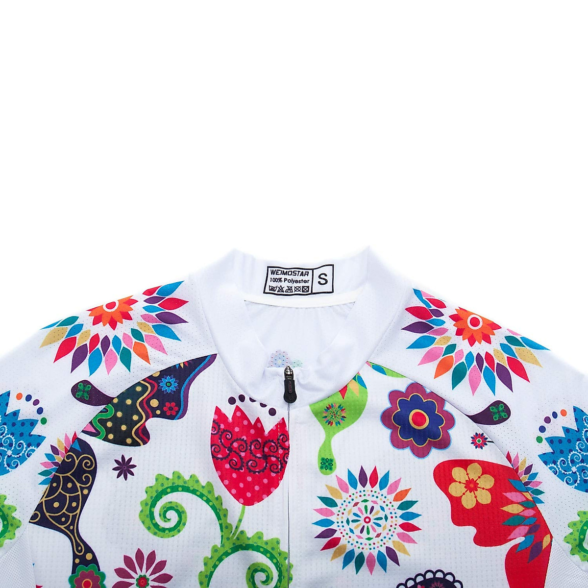 PSPORT Women's Cycling Clothing Suit Road Cycling Jersey Sets Team Bike Clothes Ladies Biking Outfits with 3 Rear Pocket