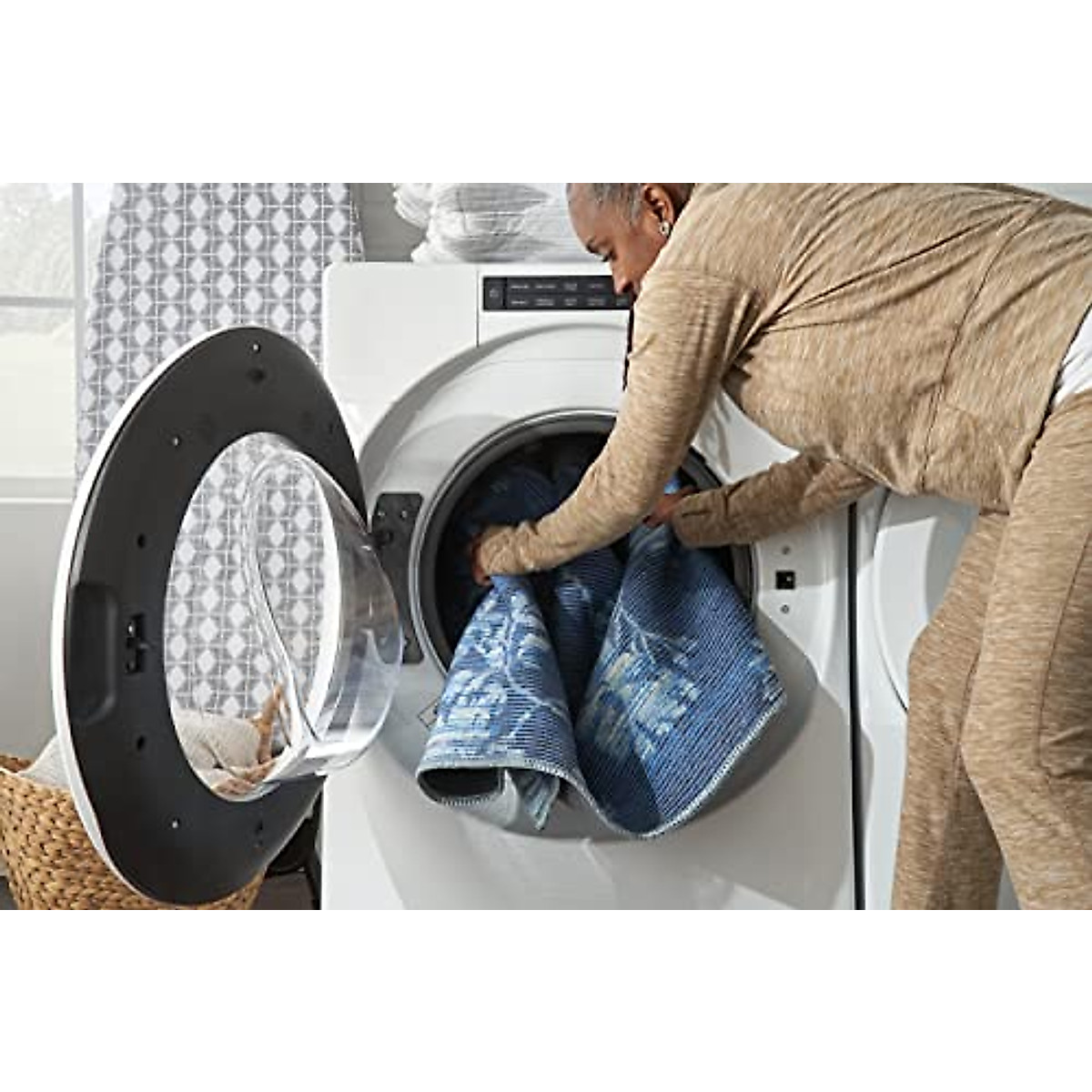 Waverly Machine Washable Distressed Moroccan Slate 7'10" x 9'10" Area Rug, Easy Clean, Non-Shedding, Bed Room, Living Room, Dining Room, Hallway, (8' x 10')