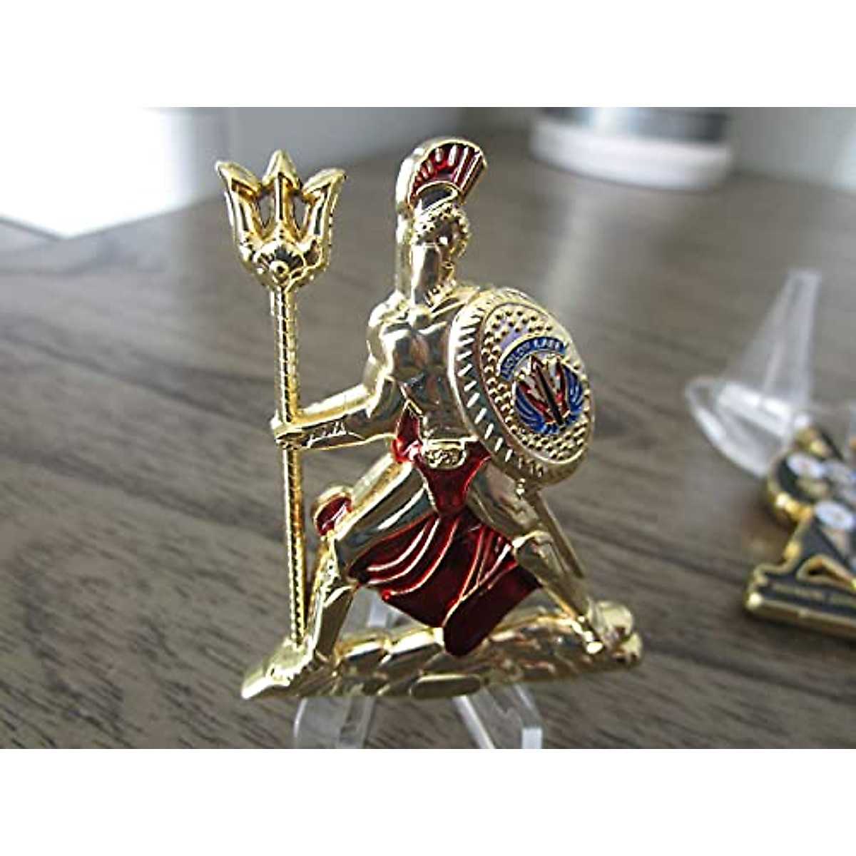 Naval Special Warfare Command Navy Seal Teams Spartan NSW Challenge Coin