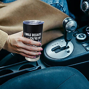 CTIGERS Funny Brother-in-Law Tumbler with Lid and Straw Insulated Travel Mug Gifts for Brother-in-law Birthday,Christmas,Thank Giving Day,Wedding Gifts for Brother Law 20 oz BLACK