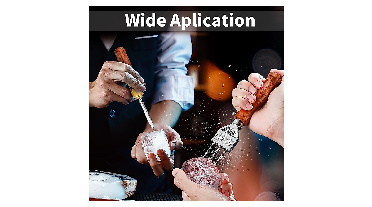 Ice Pick Stainless Steel Ice Crusher - Durable & Multi-Functional Tool