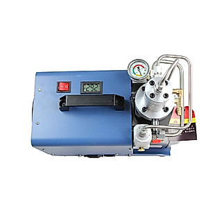 Electric PCP Air Compressor Pump,30 MPa 4500psi Portable Compressor High Pressure Air Compressor Electric Inflator PCP,Two-Stage Compression PCP Hand Air Pump