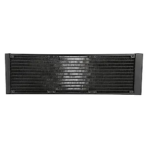 12 Pipe Heat Exchanger Radiator, Liquid Cooler with Water Separator, G1/4Thread Copper Fin Water Cooler Tube for PC CPU Water Cool System Computer(360mm)