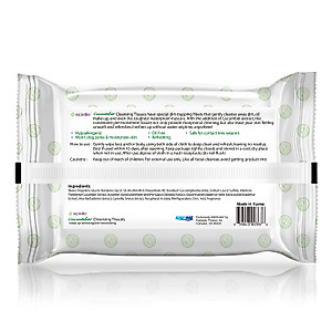 Epielle OG Makeup Remover Cleansing Wipes | Gentle for All Skin Types | Daily Facial Towelettes | Ideal Beauty Gift, Spa Day Set | 4-Pack | Korean Skincare