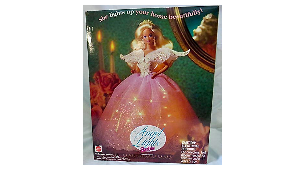 Light Up Angel Barbie Tree Topper - Limited Edition 1993
