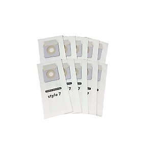 10 Pack Replacement Bags To Fit Bissell Style 7 Bags Compatible with Bissell Upright Vacuum Cleaners. Part #32120. Bissell 7 Vacuum Bags