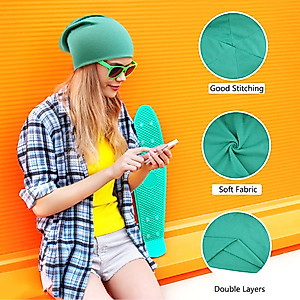 7 Packs Dwarf Hats -Halloween Gnome Dwarfs Costum for Men Women, Hip-Hop Knit Slouchy Beanies, Sleep Caps, Crayon Caps