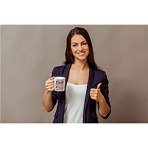 AW Fashions Eeffoc Is Coffee Spelled Backwards, As I Dont Give Eeffoc Until I Had My Coffee 11oz Funny Coffee Mug - Sarcastic Mugs For Women, Boss, Friend, Employee, or Spouse