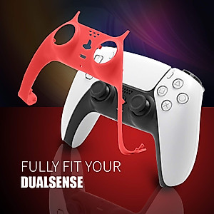 Red PS5 Controller Plate, PS5 Controller Faceplate, PS5 Controller Accessories - Red