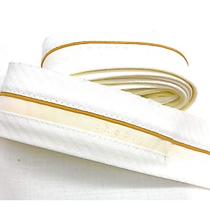 Designer"Theory" Woven Finished Waistband Stiffener -White Waistband Interlining 2 Yards x2'' (12 Yards Theory White Waistband)
