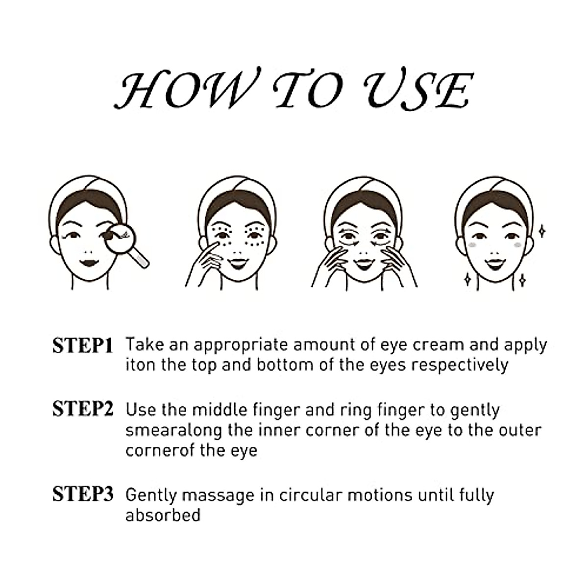 Verfons Firming Eye Cream, Verfons Temporary Firming Eye Cream, Verfons Snake Venom Firming Eye Cream, Anti Aging Eye Bag Cream, Fades Fine Lines and Wrinkles (2pcs)