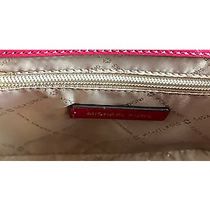 Michael Kors Berry Multi Manhattan Medium Top Handle School Leather Satchel