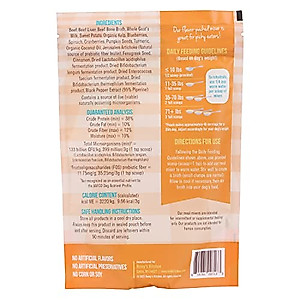 Remy’s Kitchen Beef SuperfoodPLUS Meal Mixers for Dogs - USA Sourced Meal Toppers for Dogs, Supporting Joint, Gut, and Heart Health - Dog Prebiotics and Probiotics Food Mixers - 5 oz