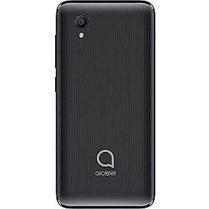 Alcatel 1 (2019) 5033E 4G LTE 5" Display 16GB 8MP Quad Core Android Oreo Worldwide Unlocked (Black)