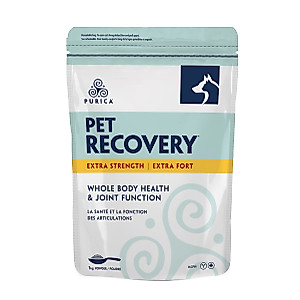 PURICA Pet Recovery Extra Strength - Joint Support for Cats & Dogs - Glucosamine - Vitamins for Joint Health. Suitable for Small & Large Breeds - Transform Your Pet's Well-Being with 1Kg Powder
