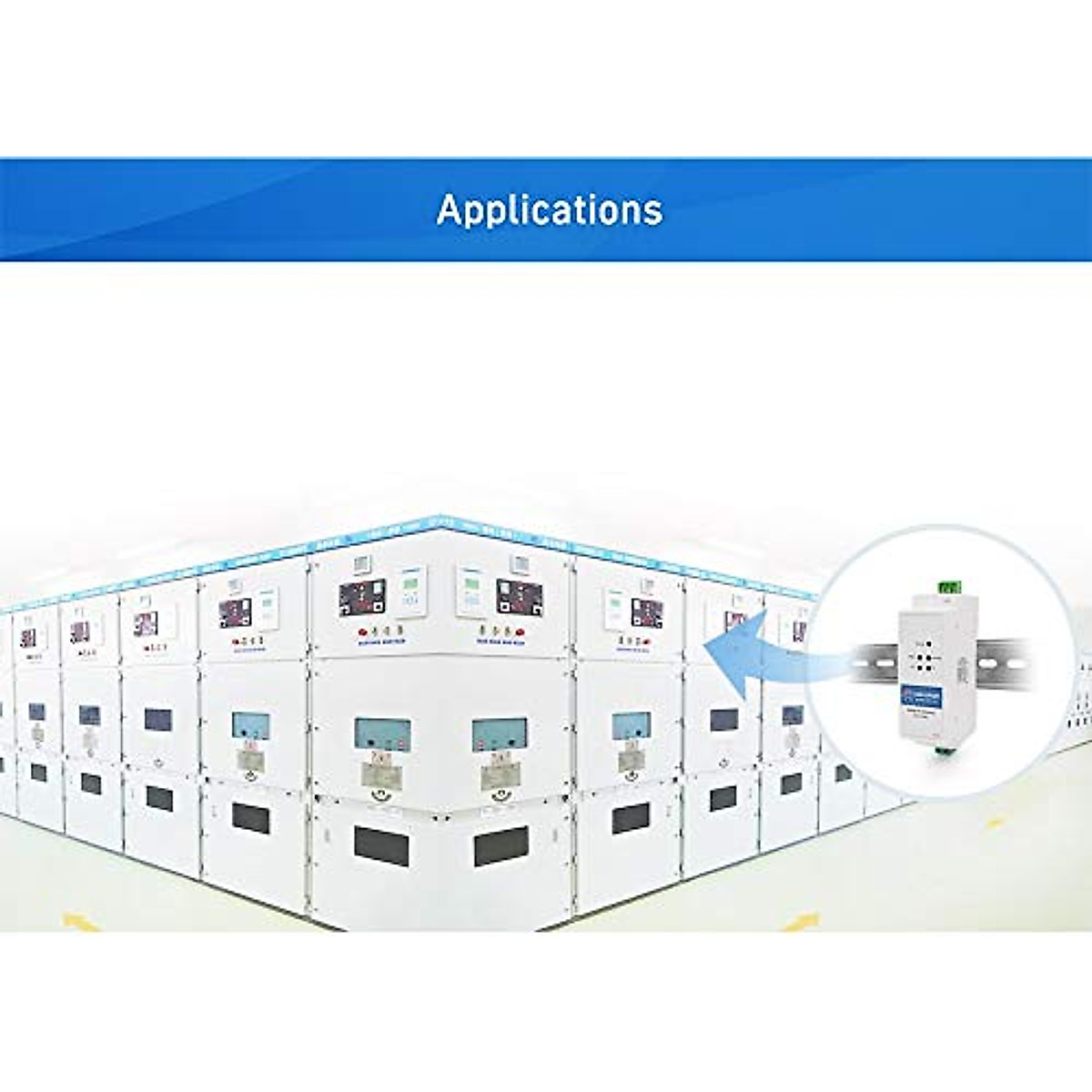 USR-DR301 DIN-Rail RS232 Serial to Ethernet Converter Tiny Size RS232 Ethernet Serial Device Server Supports Websocket