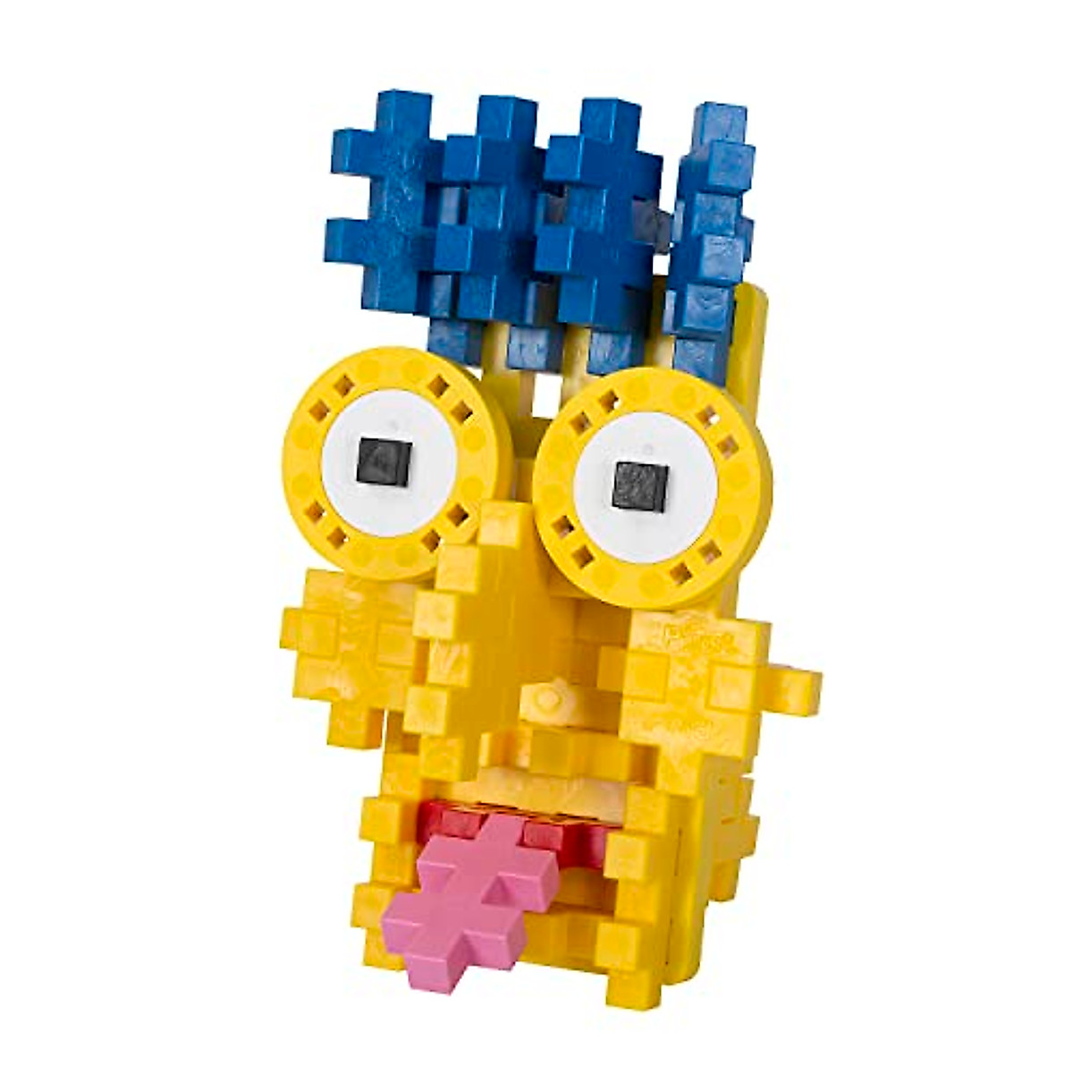 PLUS PLUS Big - Make & GO! - 70 Pieces - Construction Building Stem/Steam Toy, Interlocking Large Puzzle Blocks for Toddlers and Preschool