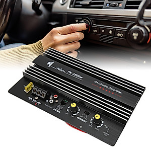 Car Audio High Power Amplifier Board, 12V 1800W Powerful Bass Sub woofer Board Amp for Car Speaker Modification, DIY Module Automotive Stereo Amp Board