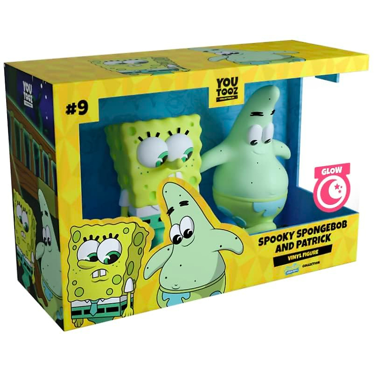 Youtooz Spooky Spongebob and Patrick 4" Inch Vinyl Figure, Collectible Spooky Spongebob & Patrick 2-Pack Figure by Youtooz Spongebob Squarepants Collection