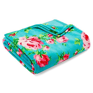 Betsey Johnson | Fleece Collection | Blanket - Ultra Soft & Cozy Plush Fleece, Lightweight & Warm, Perfect for Bed or Couch, King, Bouquet Day