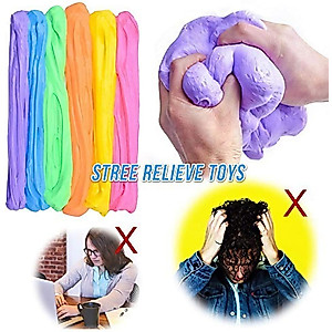 KMBTQRE Butter Slime Kit Two-Toned 9 Packed for Girl Boys Party Favors Toys, Stocking Stuffers for Kids 6 7 8 9 10 11 12 Years Old