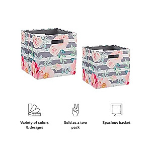 Linon Home Decor Linon Dawes Rose 2pk Storage Bin