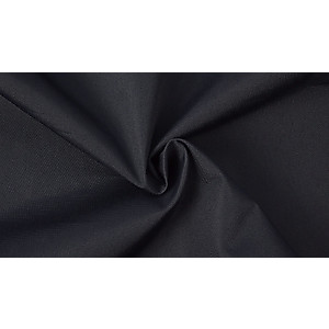 Leeymoo Outdoor Seat Cushion Covers, Water Repellent Patio Seat Cushion Covers-Only Covers (20"x20"x2" 2 Pack Black)