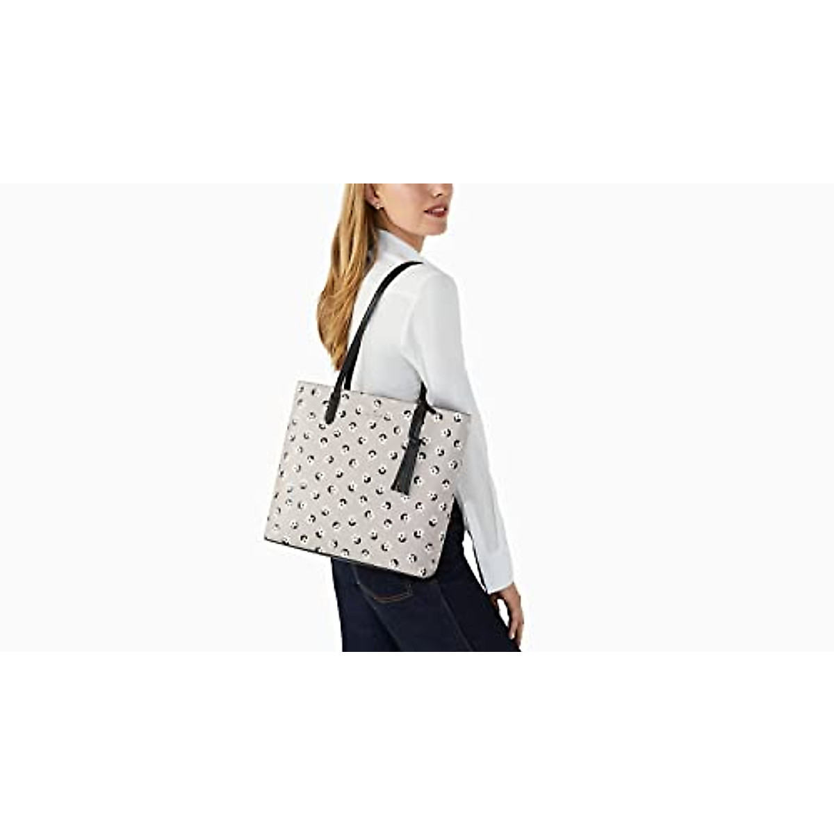 Kate Spade New York Large Jana Tote (Neutral Multi Floral)