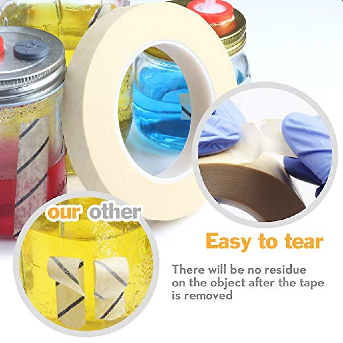 Ks-Tek Autoclave Tape-Sterilization Tape (3/4" Wide) 50m 2Roll