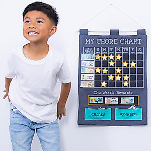 The Peanutshell Toddler Chore Chart | Reward Chart for Kids | 58 Pieces