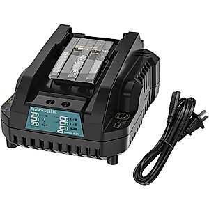 DC18RC 40 Volt Replacement Battery Charger Compatible with 40V LXT Battery BL1860 BL1815 BL1830 BL1840 BL1845 BL1850 BL1430 BL1440 BL1450
