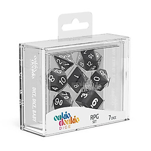 Oakie Doakie Dice RPG-Set Solid Black