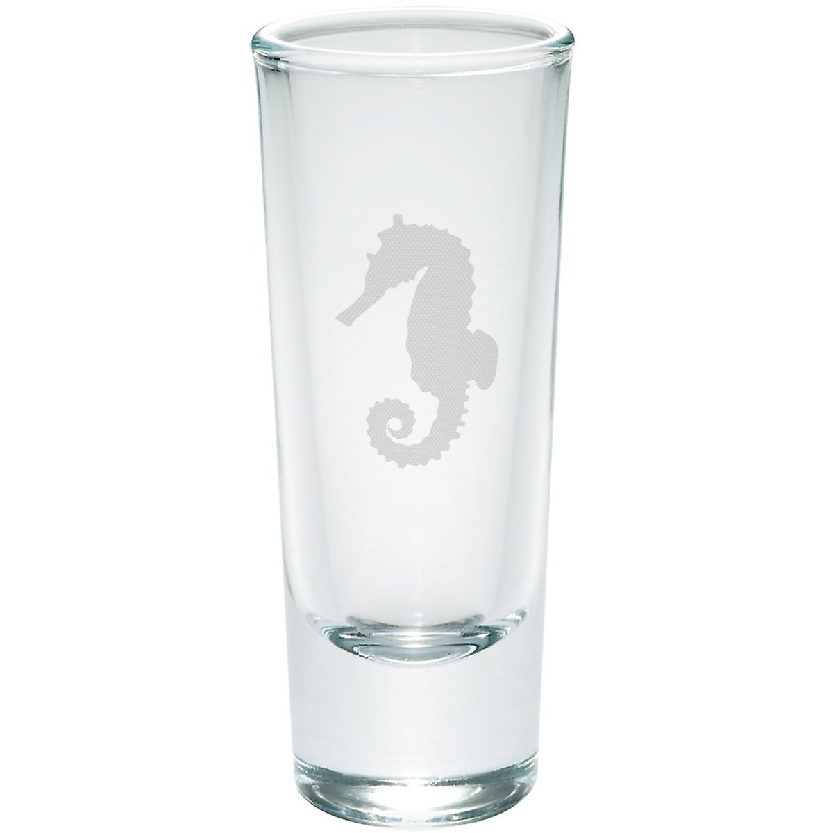 Seahorse Etched Shot Glass Shooter