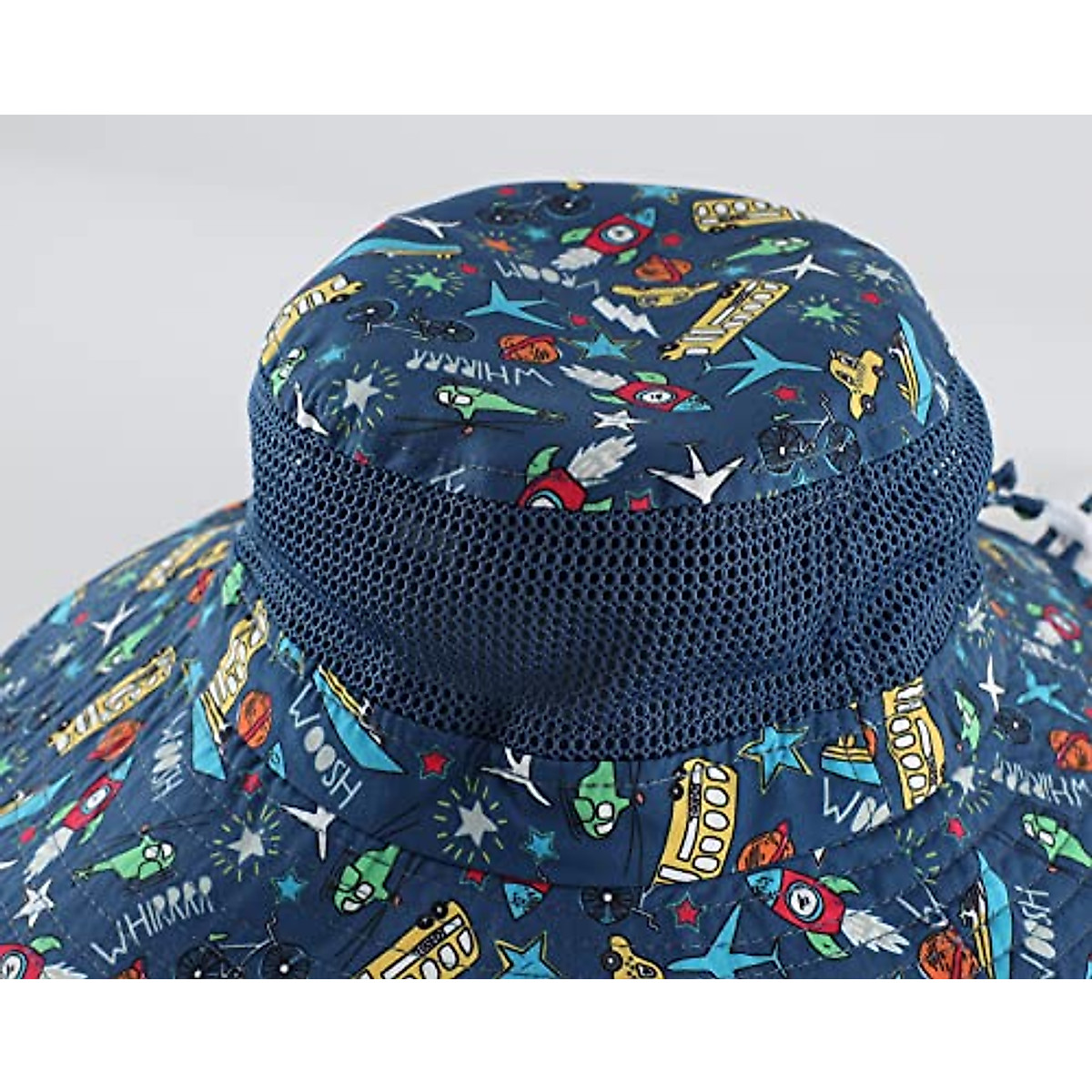Home Prefer Kids Safari Hat Wide Brim Boys Sun Protection Hat UPF50+ Fishing Hat Toddler Bucket Hat Bus 4-8 Years