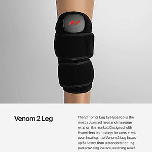 Hyperice Venom 2 - Advanced Heat + Vibration Wrap (Leg) - FSA or HSA Approved