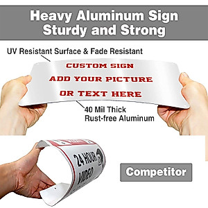Aluminum Weatherproof And Rustproof Metal custom Signs, Entrance Signs, Garden Signs, Hazard Signs, Intersection Signs, Parking Signs, Decorative Signs（11.8x7.9inch）