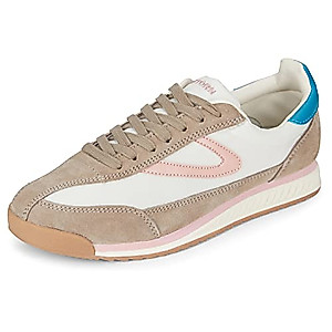 TRETORN Women's Rawlins Casual Lace-Up Sneakers, Taupe, 11