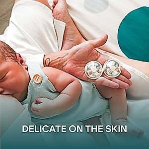 Koala Babycare The Original Silver Nursing Cups - Nipple Shields for Nursing Newborn -Breastfeeding Essentials - Protect and Soothe - Tri-Laminate Silver - Standard Size