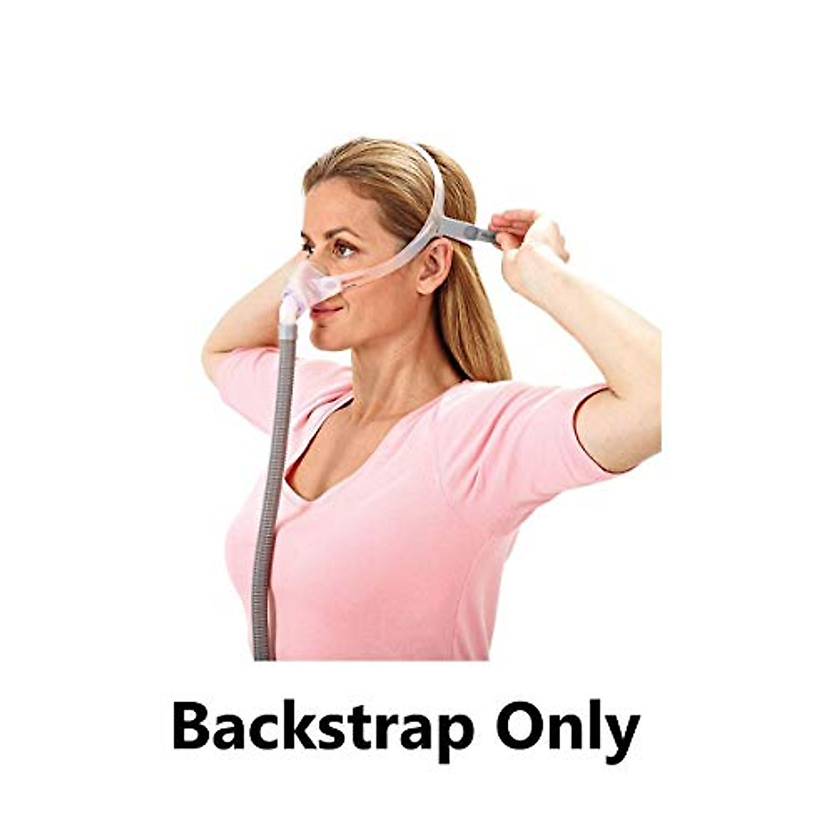 Organic Deal Back Strap Compatible w/ResMed CPAP Mask Swift Fx Nasal Pillow- Replacement Straps for Swift FX Nasal Pillow - ResMed CPAP Supplies option- CPAP Headgear Back Strap (Mask,Frame Not Incl)