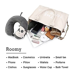 Large Canvas Tote Bag, Crossbody Bags for women, Stylish tote bag, Shoulder Bag, Weekender bag (offwhite)