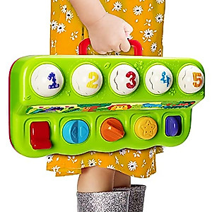 YEEBAY Pop Up Animals Toy with Music & Sound, Early Developmental Toy for 12-18 Months Baby, Infants & Toddlers,1 Year Old Girls & Boys