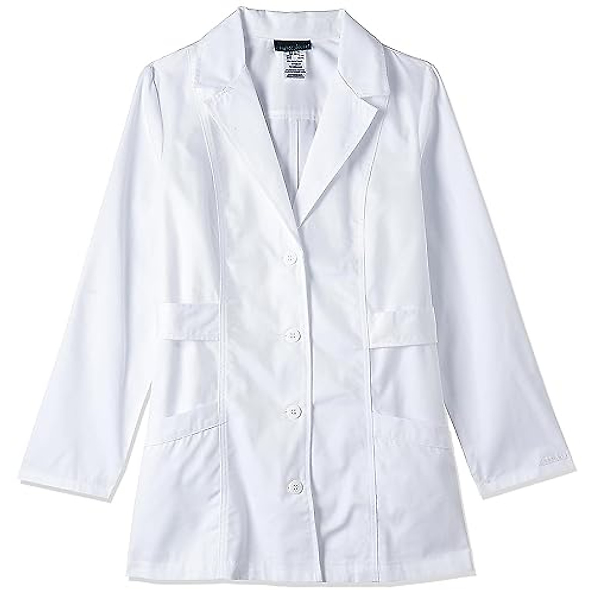 Cherokee Workwear womens Fashion White Lab Coat 30" Lab Coat Medical Scrubs Jacket, White, Small US