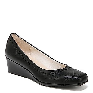 LifeStride Women's Groovy Wedge Pump, Black, 7.5 M US