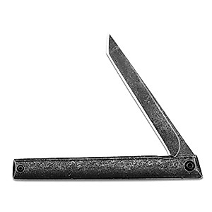 Carimee Pocket Knife with Pocket Clip, Sheath, D2 Steel Blade, Stonewashed Handle, EDC Gentleman Knife for Outdoor, Gift for Men LD02T