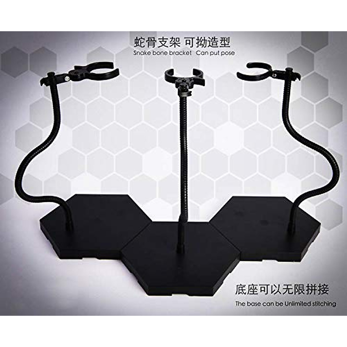 Lmzauet 1/6 Scale Figure Display Dynamic Stand Base can be Spliced Holder for 12" Dolls Action Figures